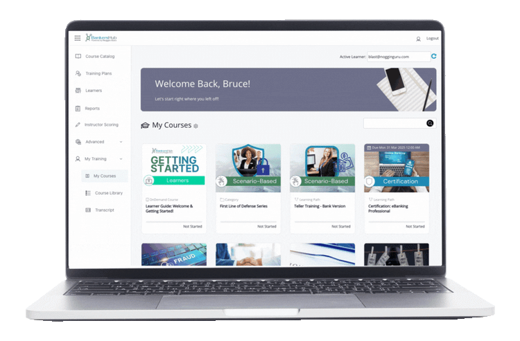 Noggin Guru Learning Platform | Scalable LMS for Financial Services Training – BankersHub